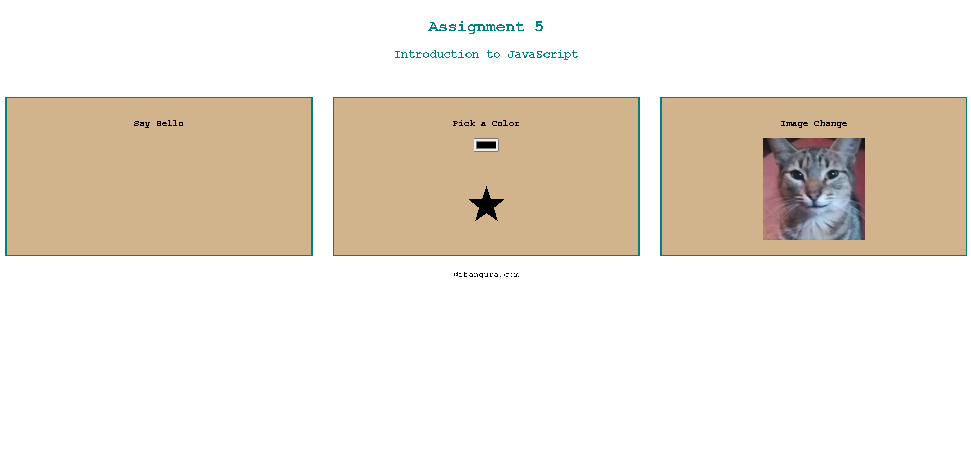 Web Applications - Solomon Bangura